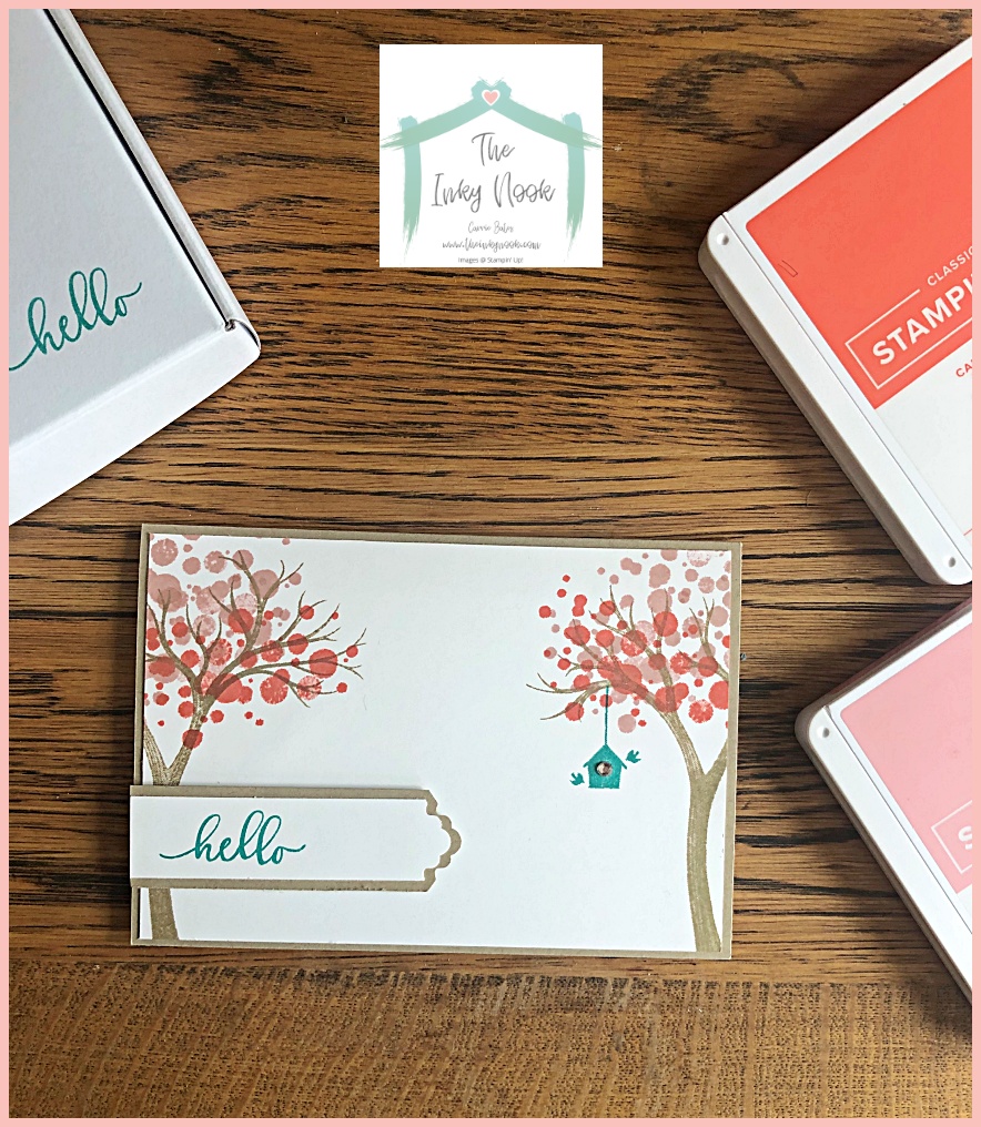 The perfect welcome card... new neighbours/new job - Inky Nook