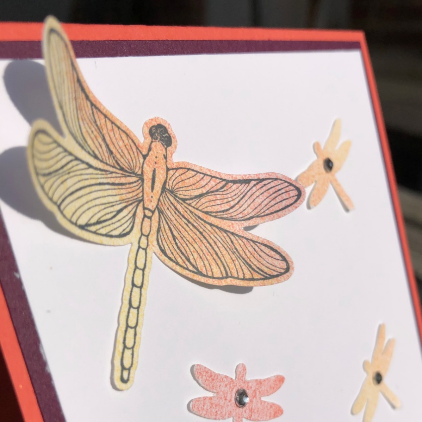 Sponge brayering for cardmaking inspiration - Inky Nook