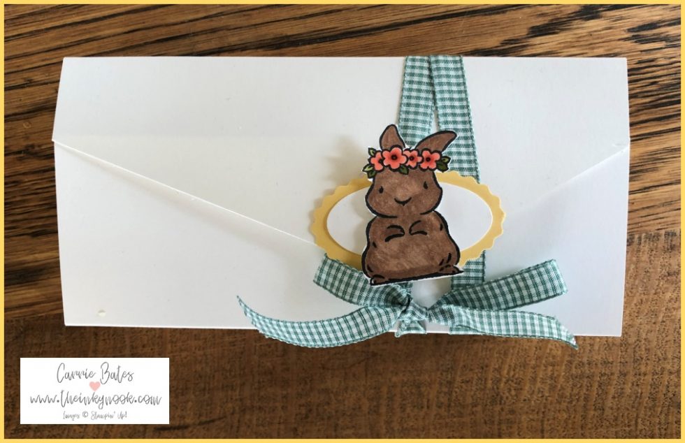 Make this handmade Easter gift box to wrap up Easter chocs - Inky Nook