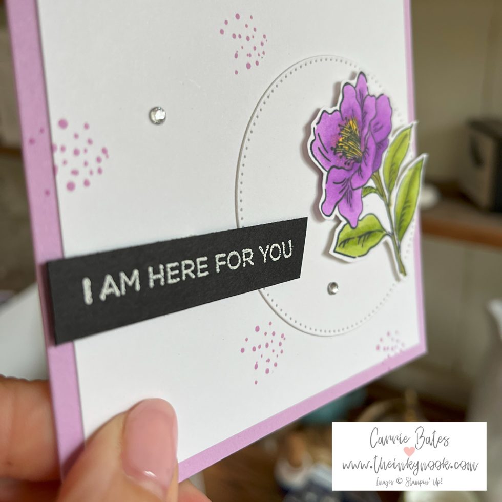 Sending a I'm here for you card - Inky Nook